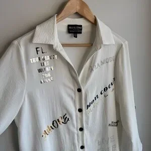 Frank Lyman Design | Tops | Frank Lyman Artsy Graphic Tunic Top Sz S ...
